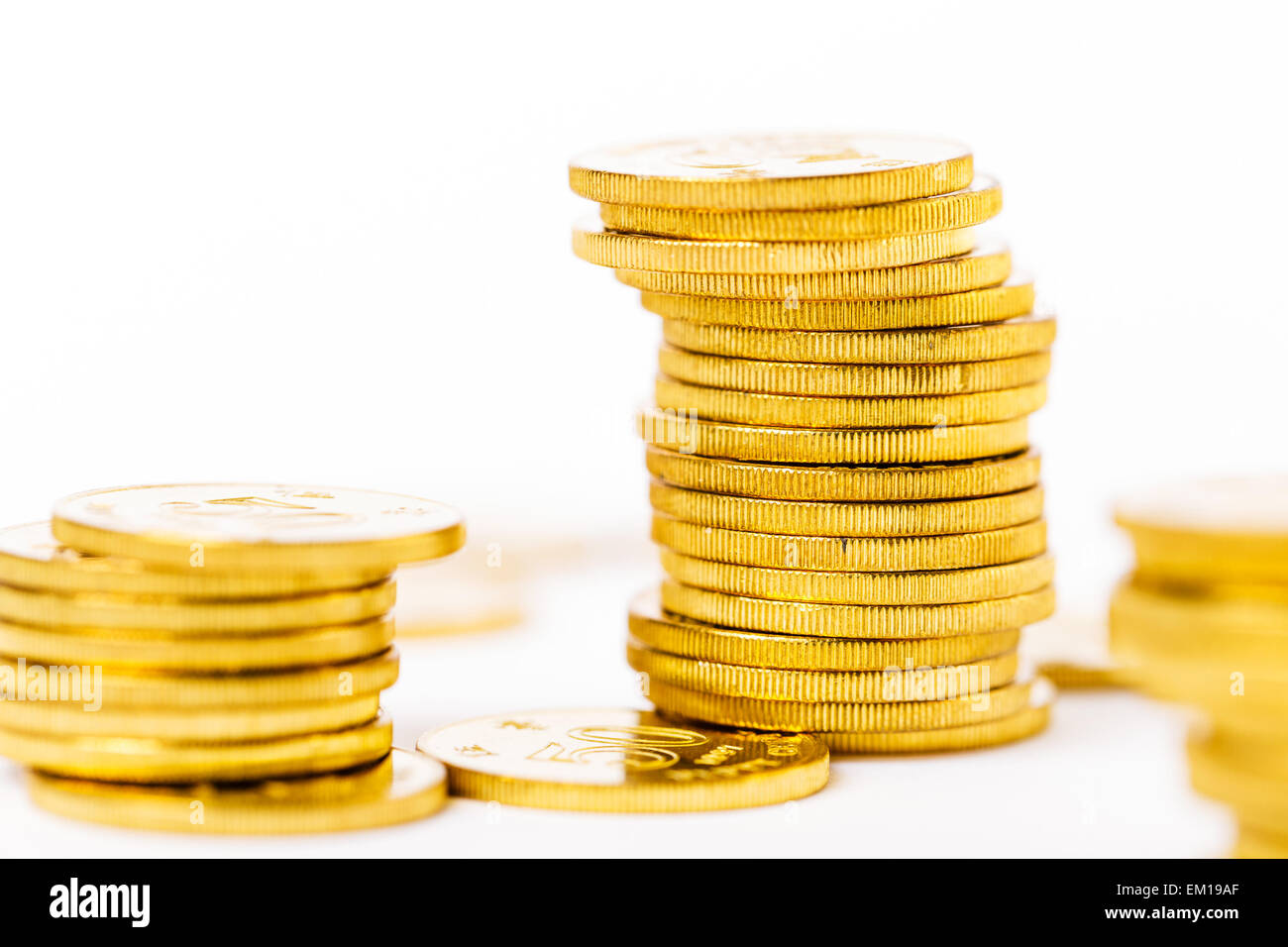 Money gold coins Stock Photo - Alamy