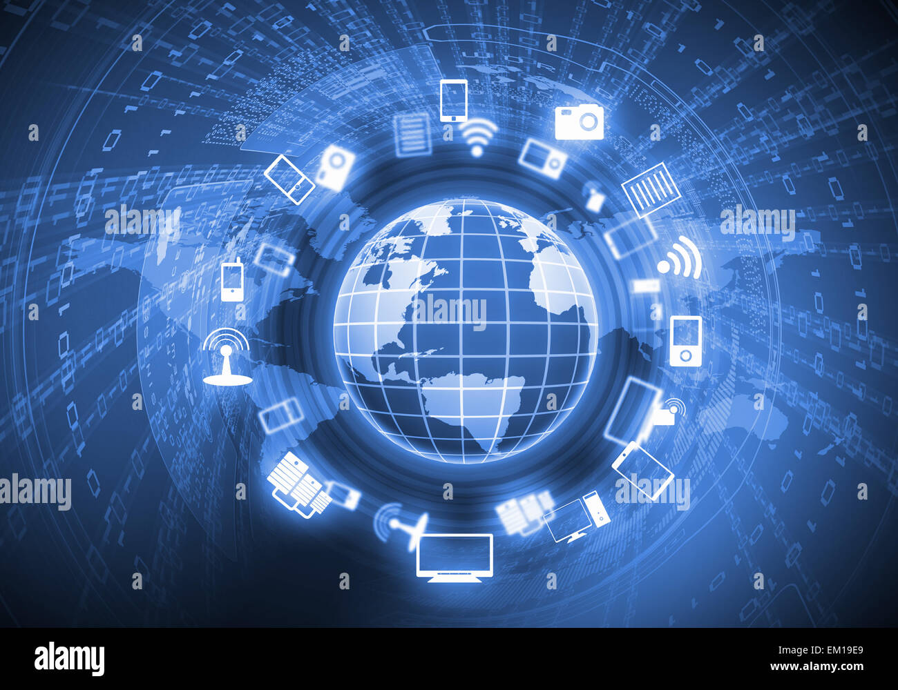 Digital globe image Stock Photo - Alamy