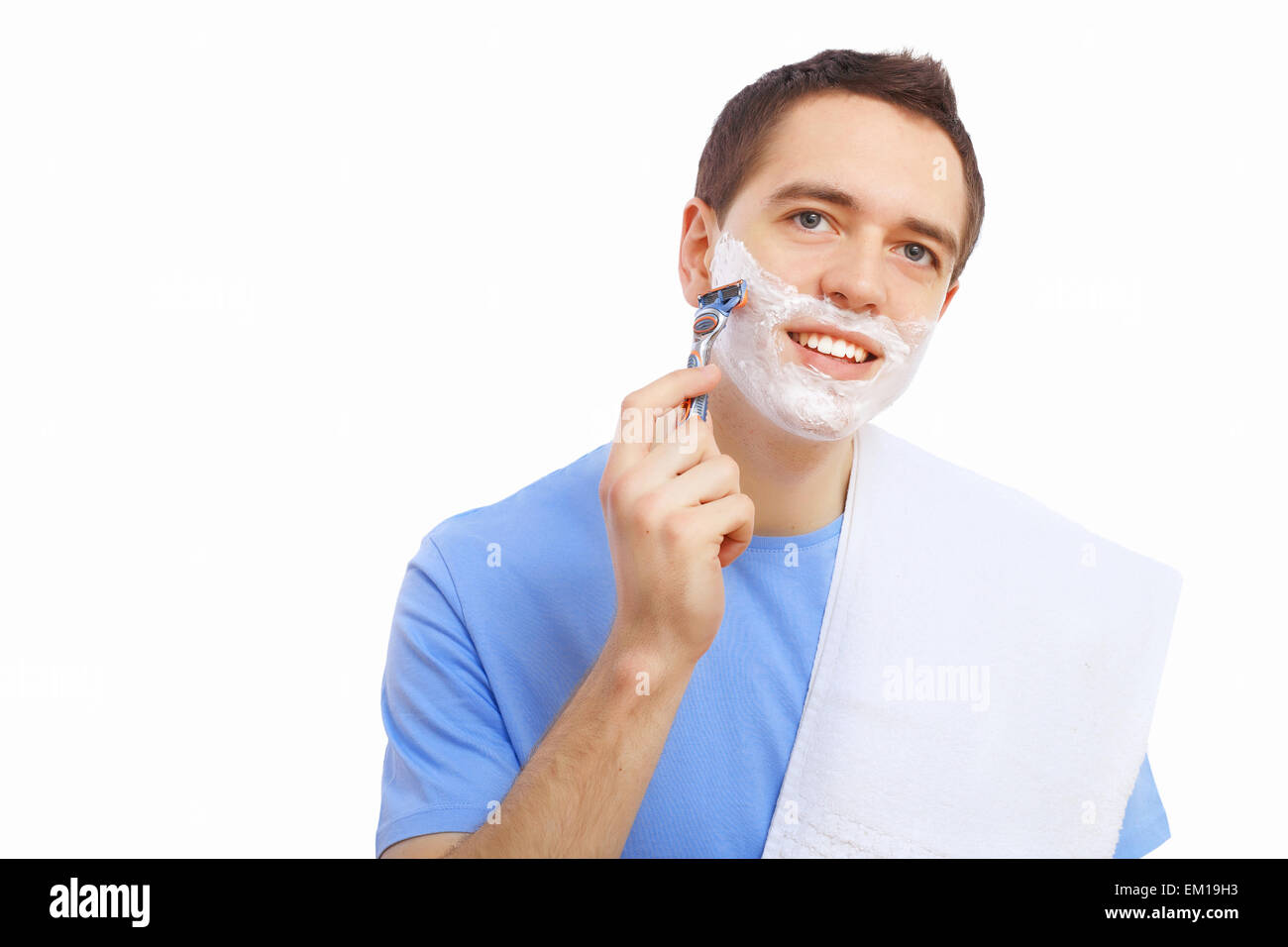 Man beard grooming himself hi-res stock photography and images - Alamy
