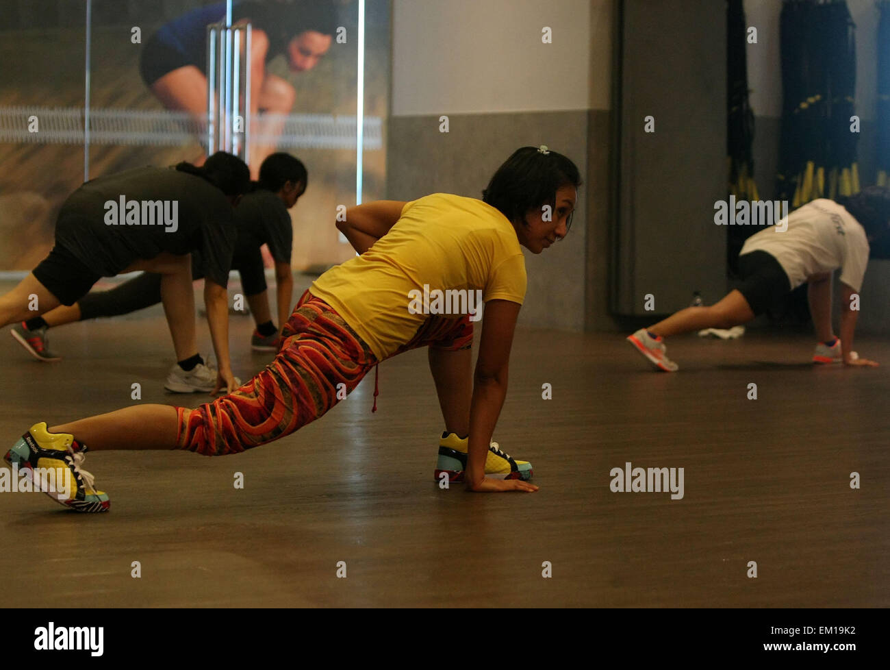 April 15, 2015 - South Jakarta, Jakarta, Indonesia - Zumba is a dance ...