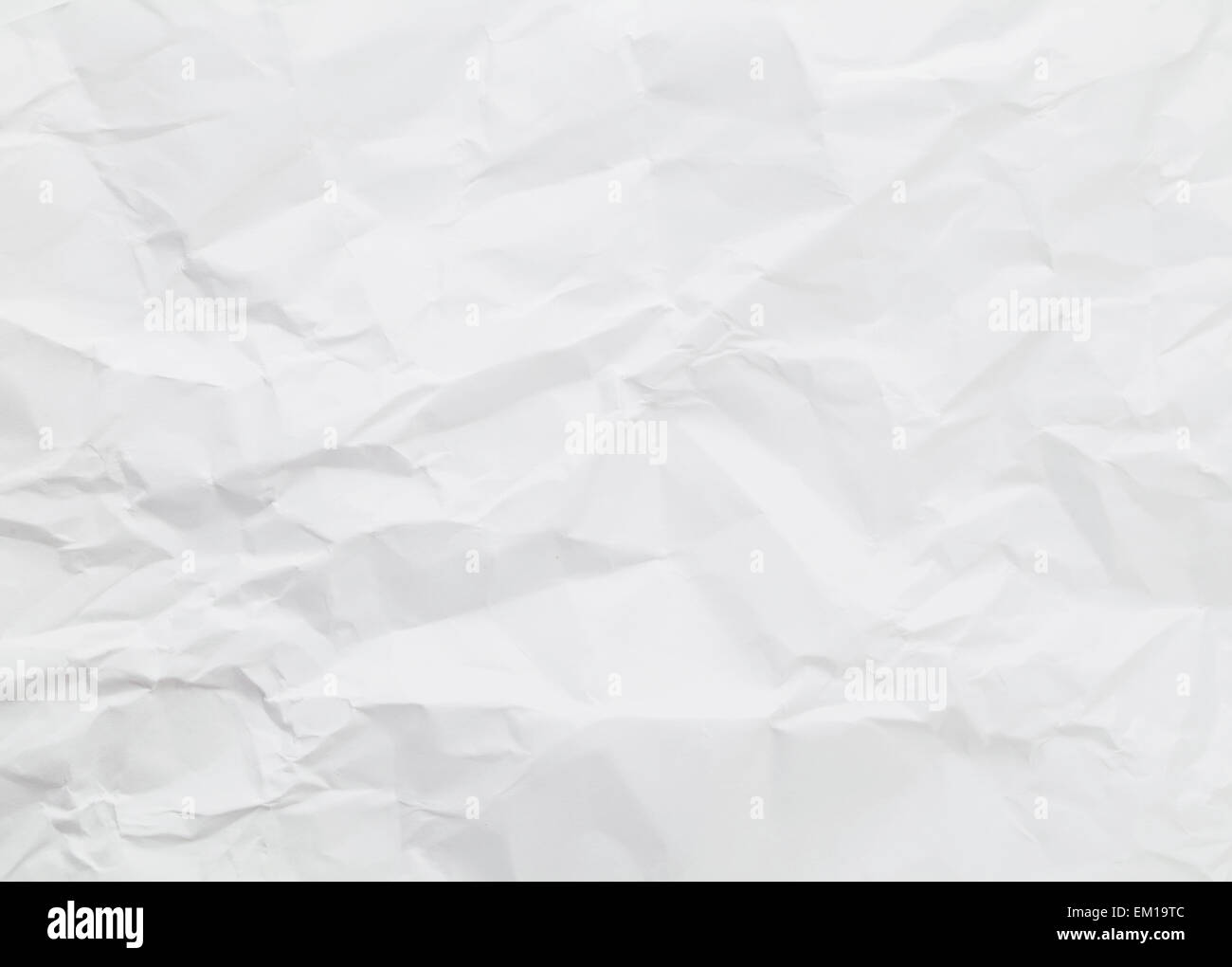 White wrinkled paper background texture Stock Photo - Alamy