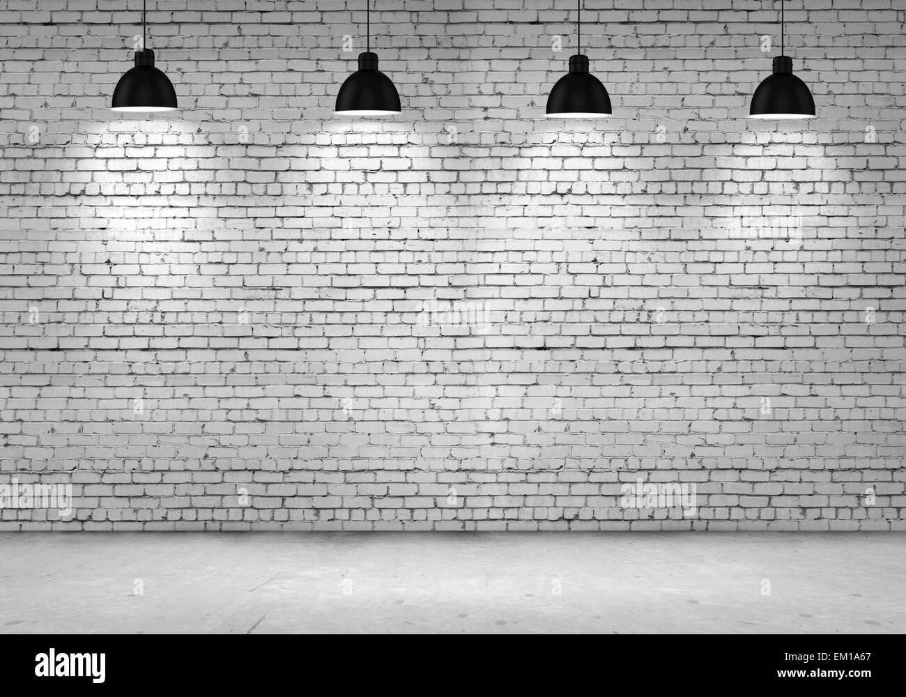 Blank brick wall Stock Photo - Alamy