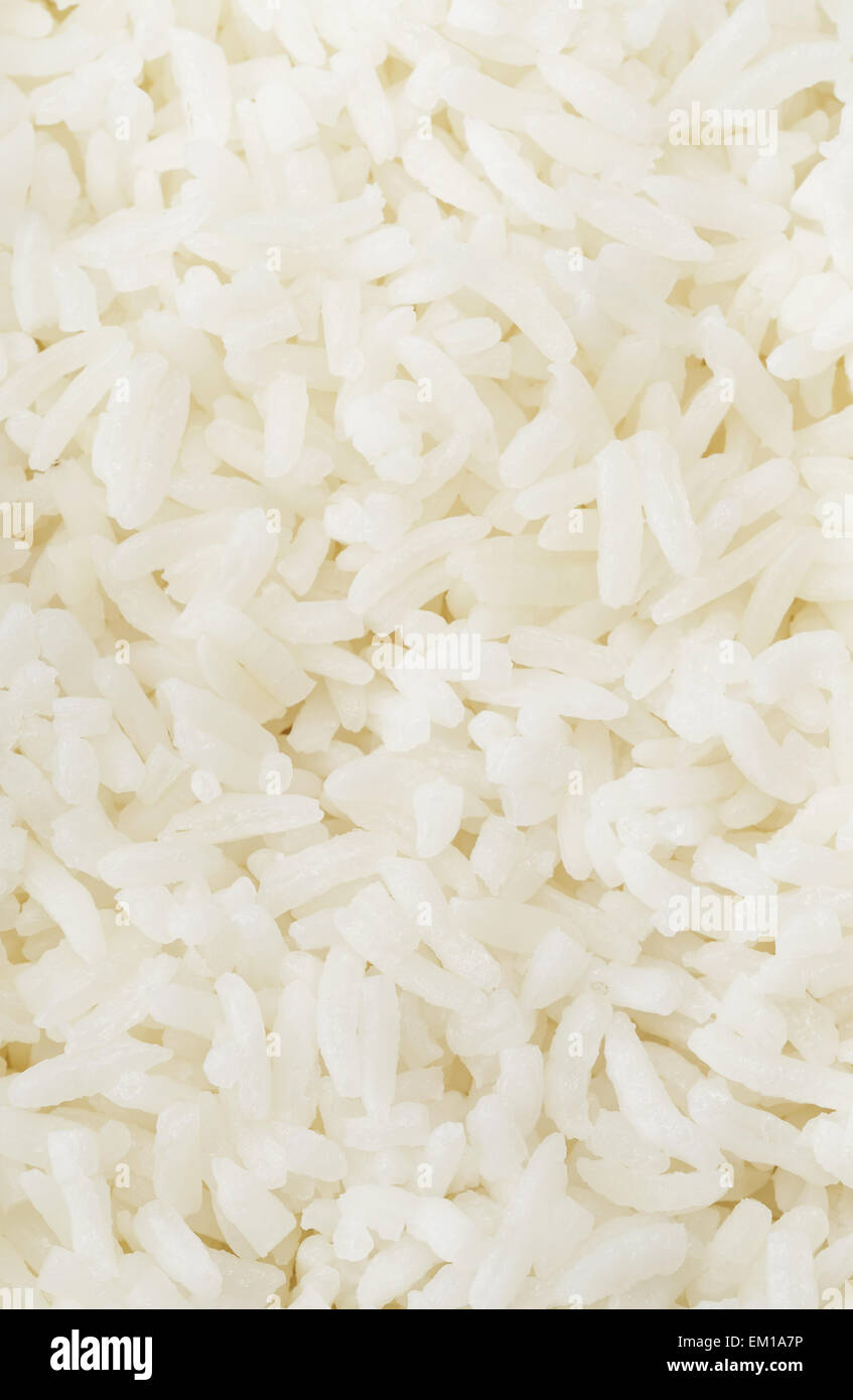 Cooked rice close up Stock Photo - Alamy