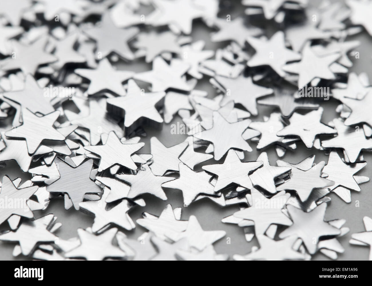 Small silver stars scattered hi-res stock photography and images - Alamy