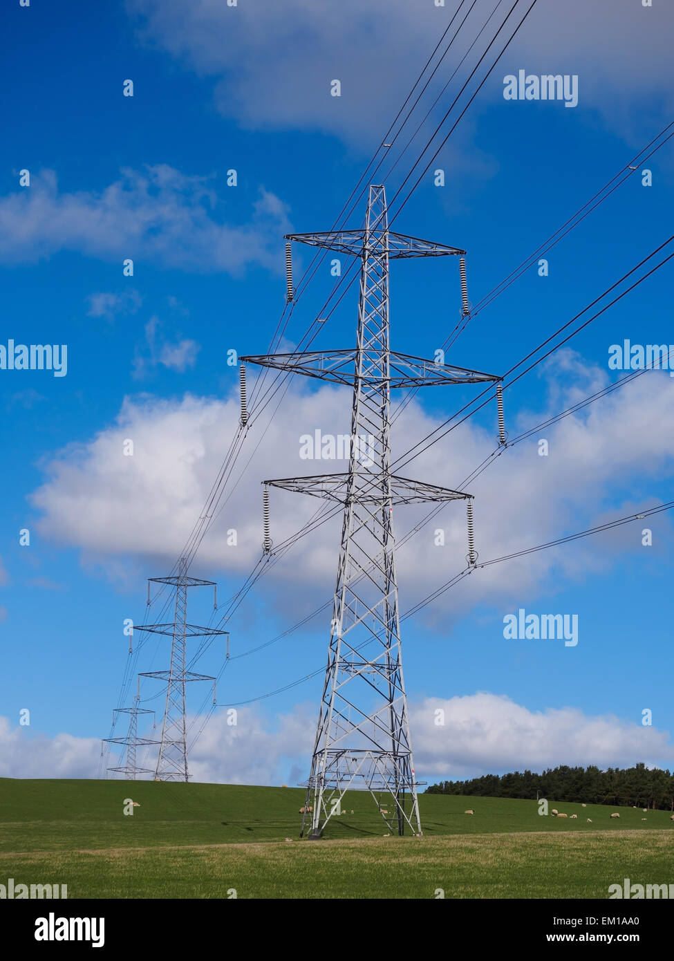 Electricity pylons scotland hi-res stock photography and images - Alamy