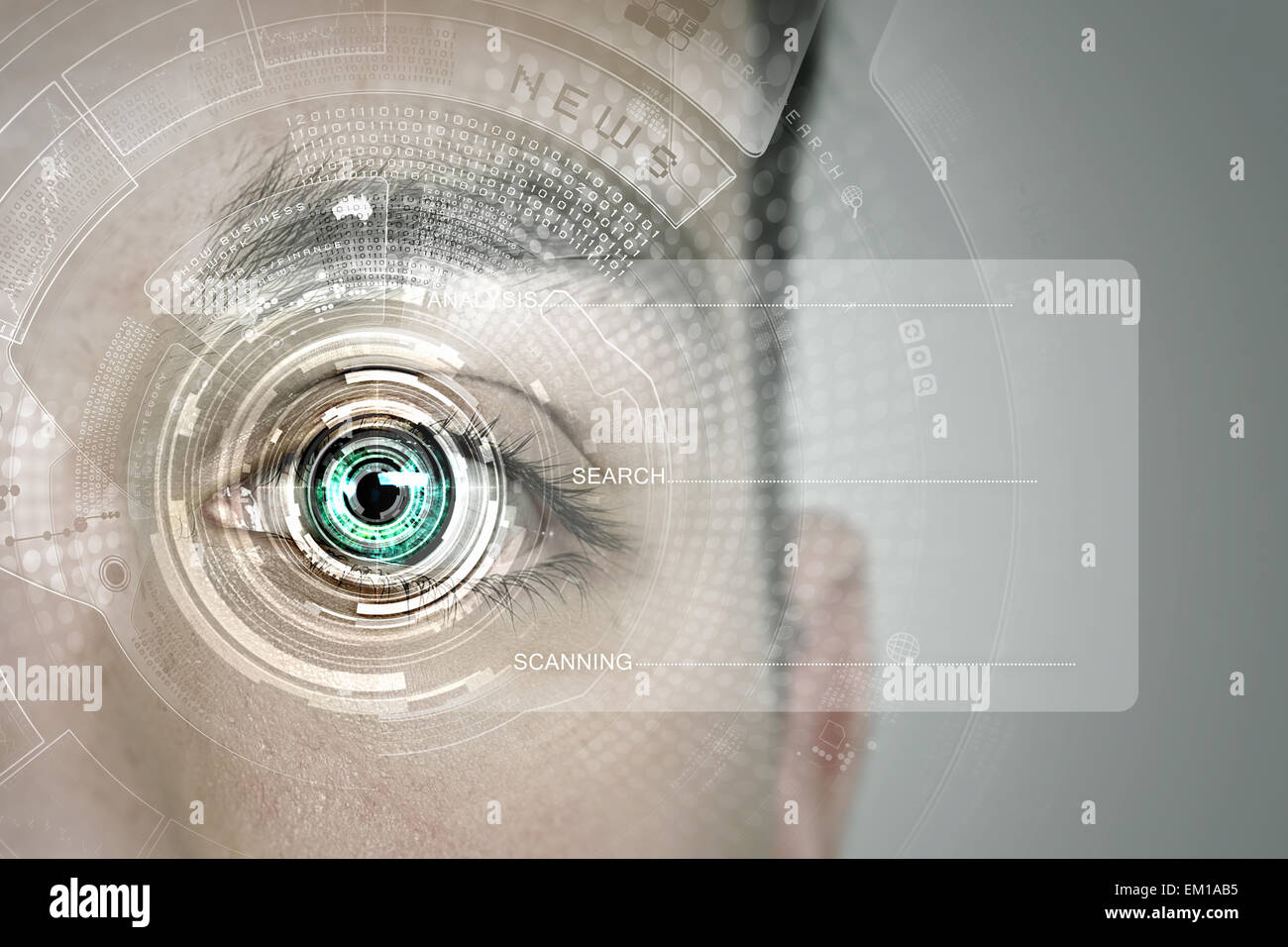 Identification of eye Stock Photo - Alamy