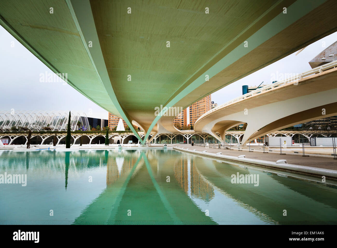 Under the modern architecture bridge Pont de Montolivet in the City of ...