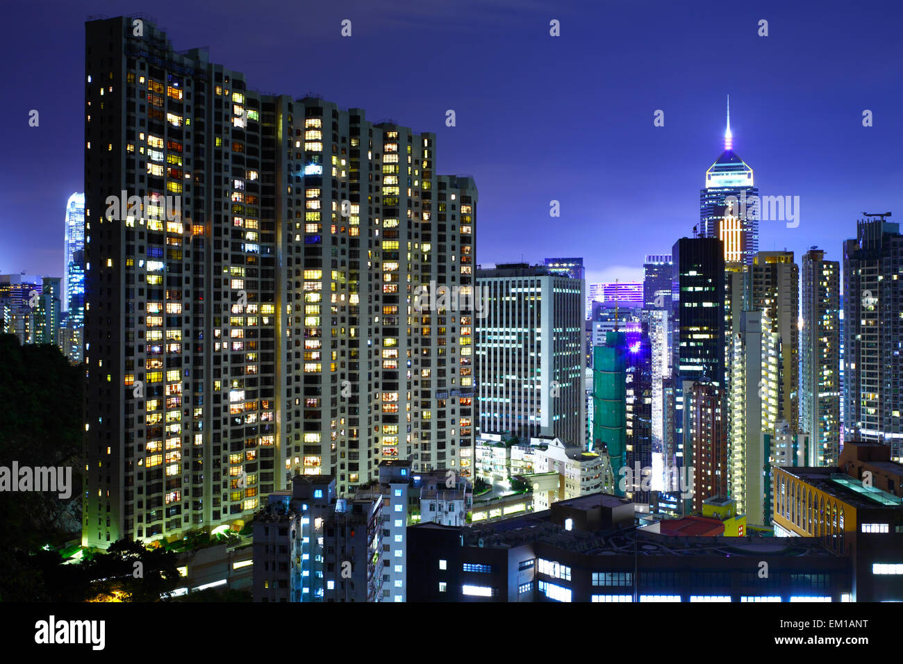 Architecture at night Stock Photo - Alamy