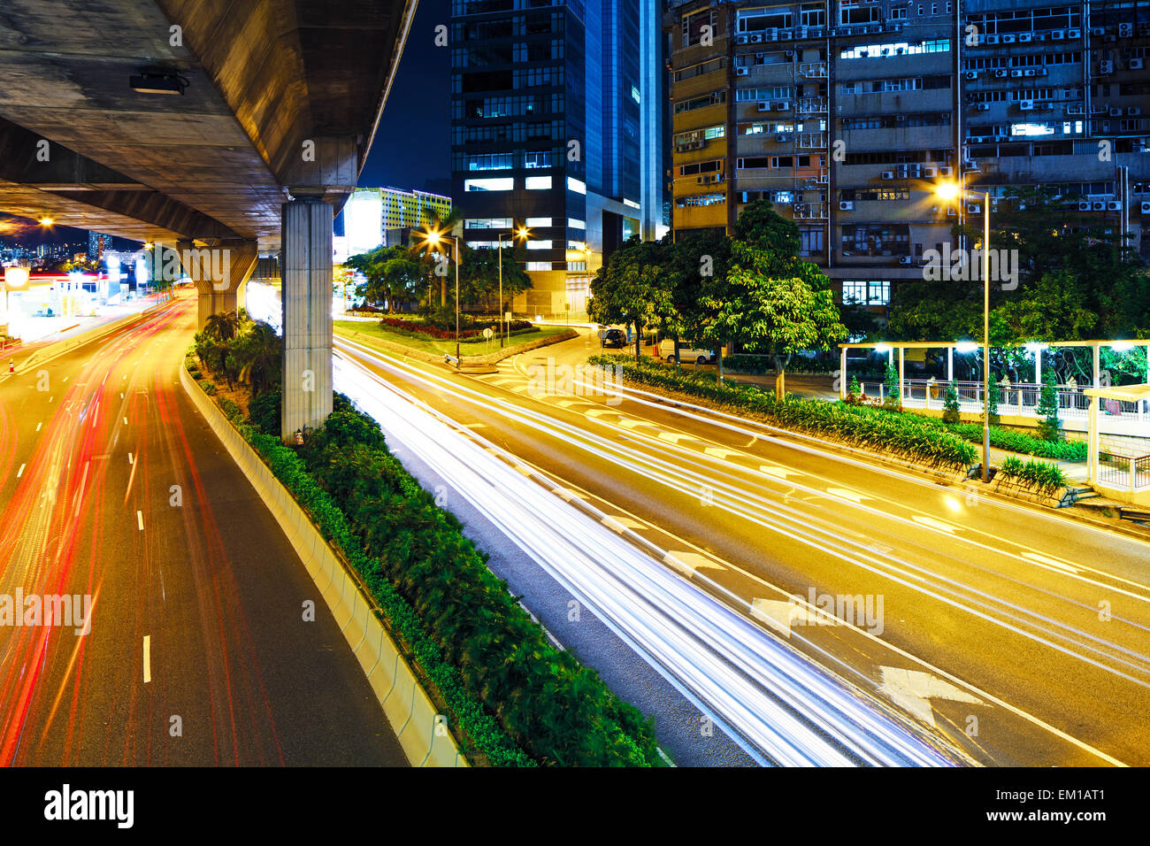 Traffic light on highway Stock Photo - Alamy