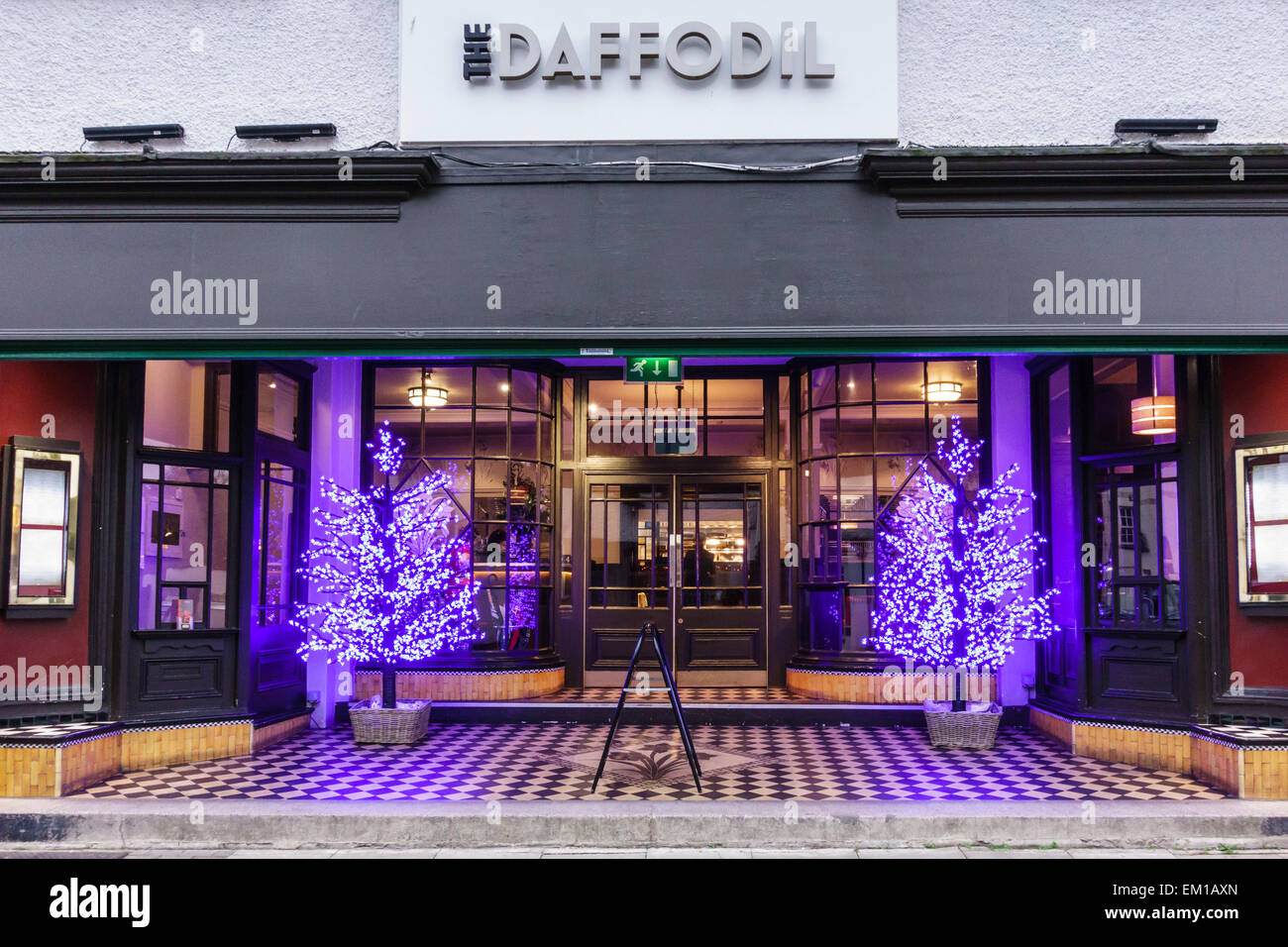 The Daffodil restaurant bar in Cheltenham, Gloucestershire, UK Stock ...