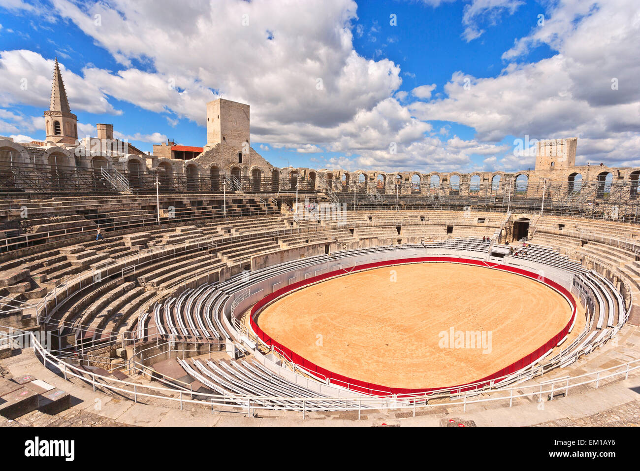 France, Arles - Roman Amphitheatre Stock Photo - Alamy