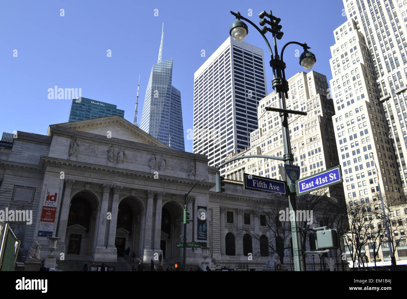 The NYC public library designed by Carrère and Hastings was finished in ...