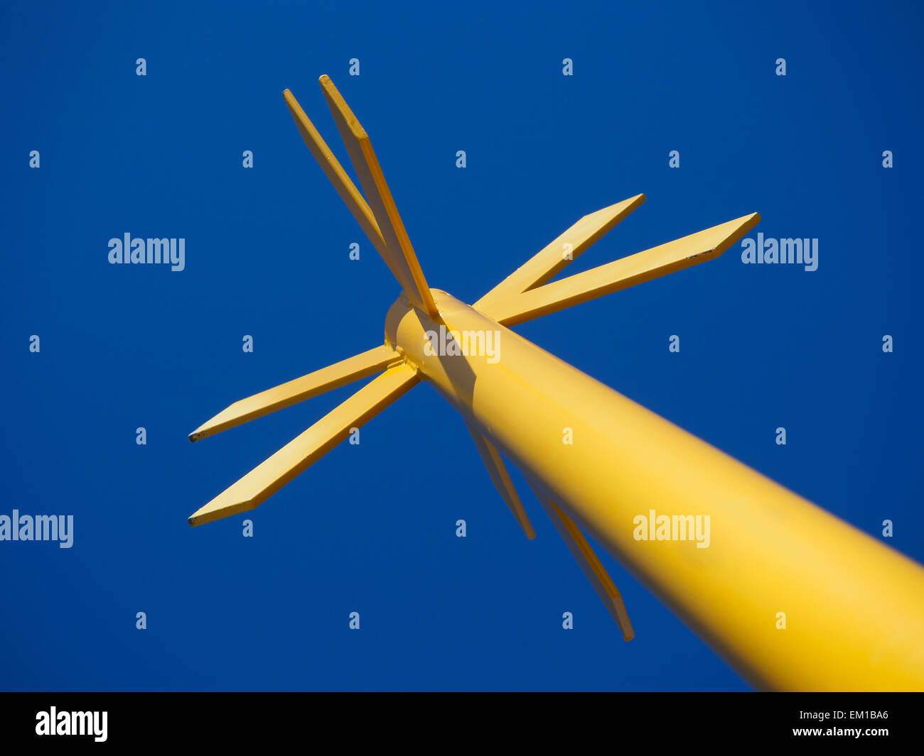 Yellow cross on blue hi-res stock photography and images - Alamy