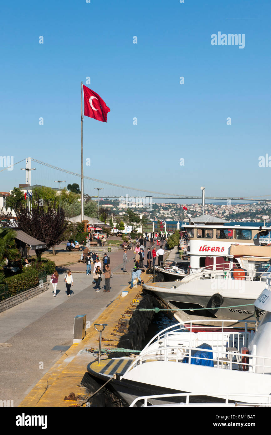 Besiktas istanbul bosphorus promenade hi-res stock photography and ...