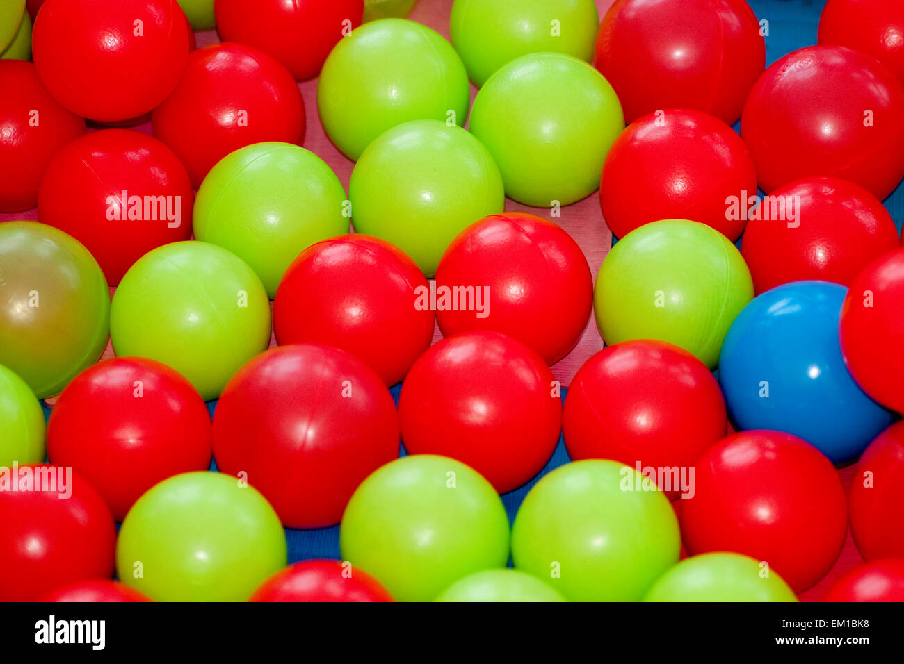 colored balls on the playground Stock Photo - Alamy