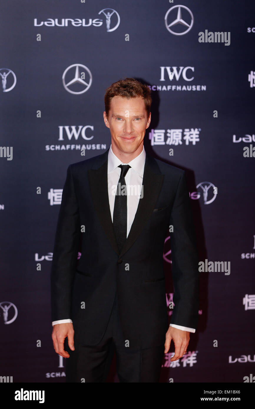 Shanghai, China. 15th Apr, 2015. Actor Benedict Cumberbatch attends ...
