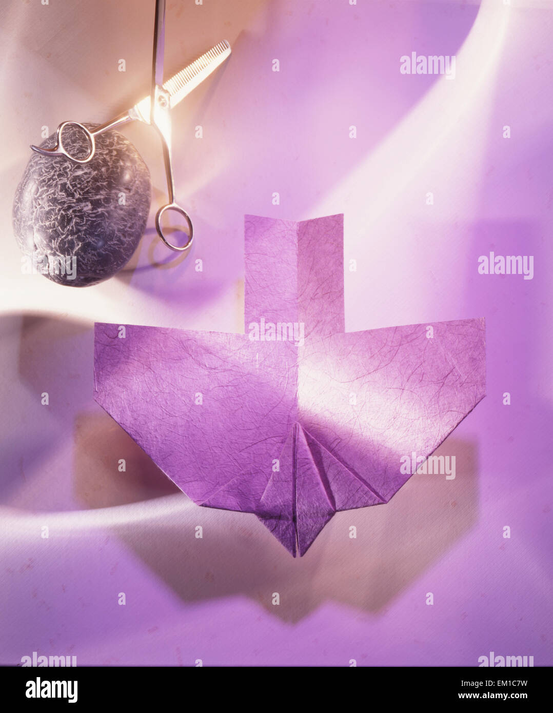 Paper art airplane in hi-res stock photography and images - Alamy