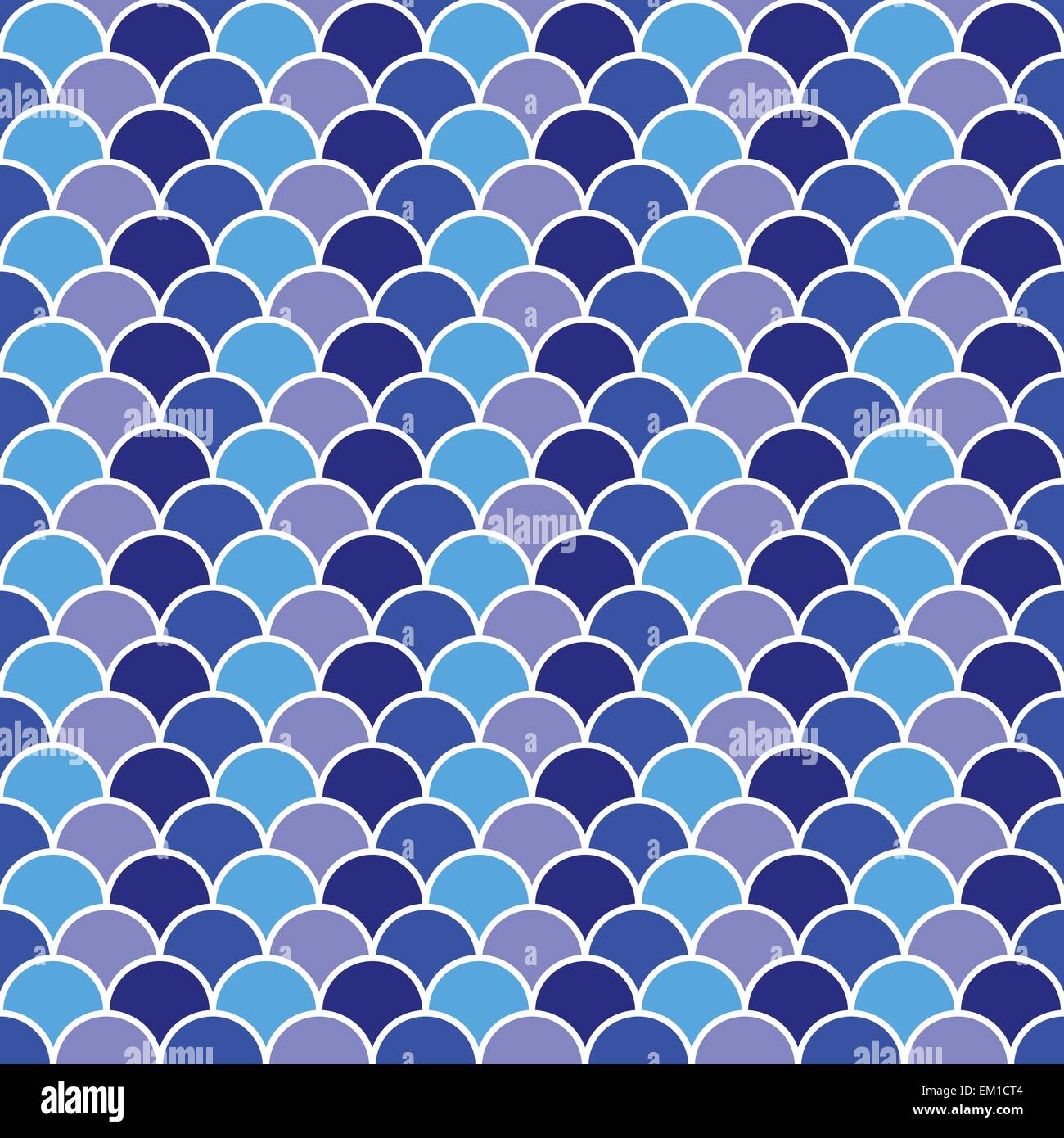 Seamless blue ocean wave pattern background, Stock vector Stock Vector ...