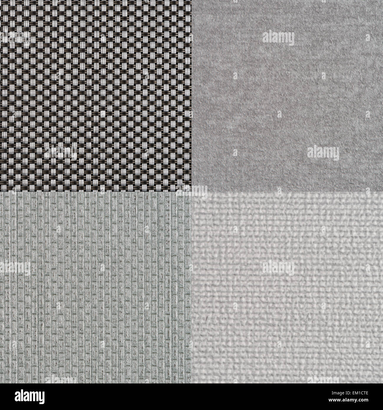 Set of grey vinyl samples, texture background Stock Photo - Alamy