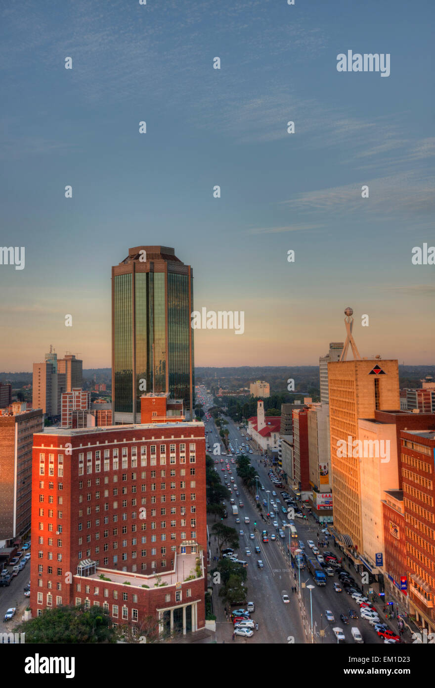 Harare central business district hi-res stock photography and images ...