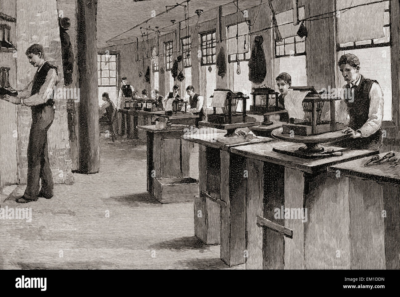 19th century printing press hi-res stock photography and images - Alamy