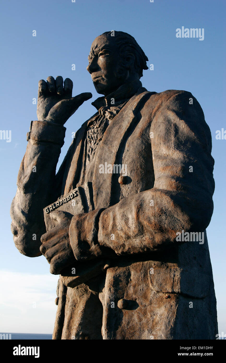 Charles darwin monument hi-res stock photography and images - Alamy