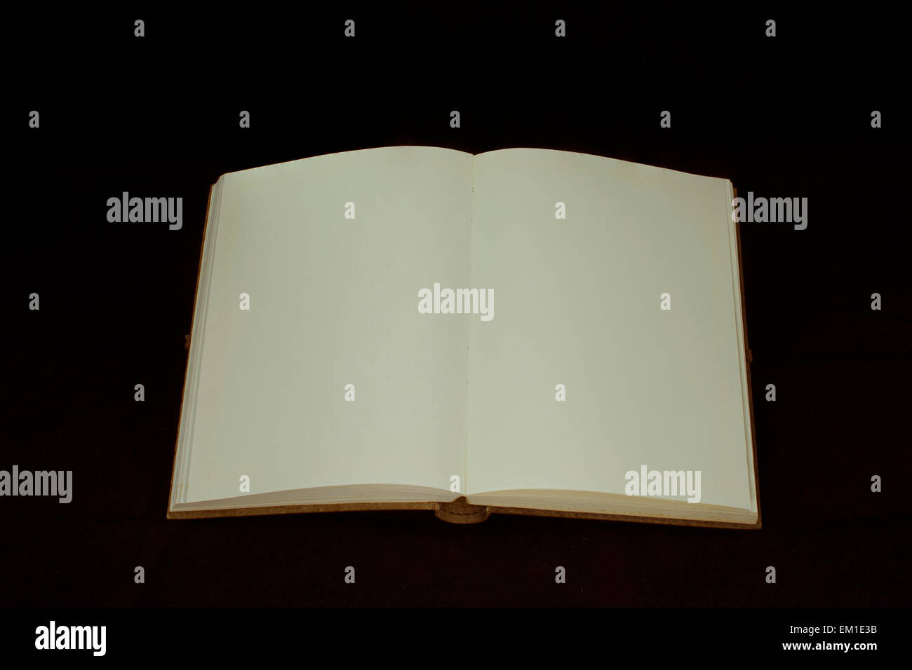Blank pages of an open book. Suitable for superimposing image or text ...