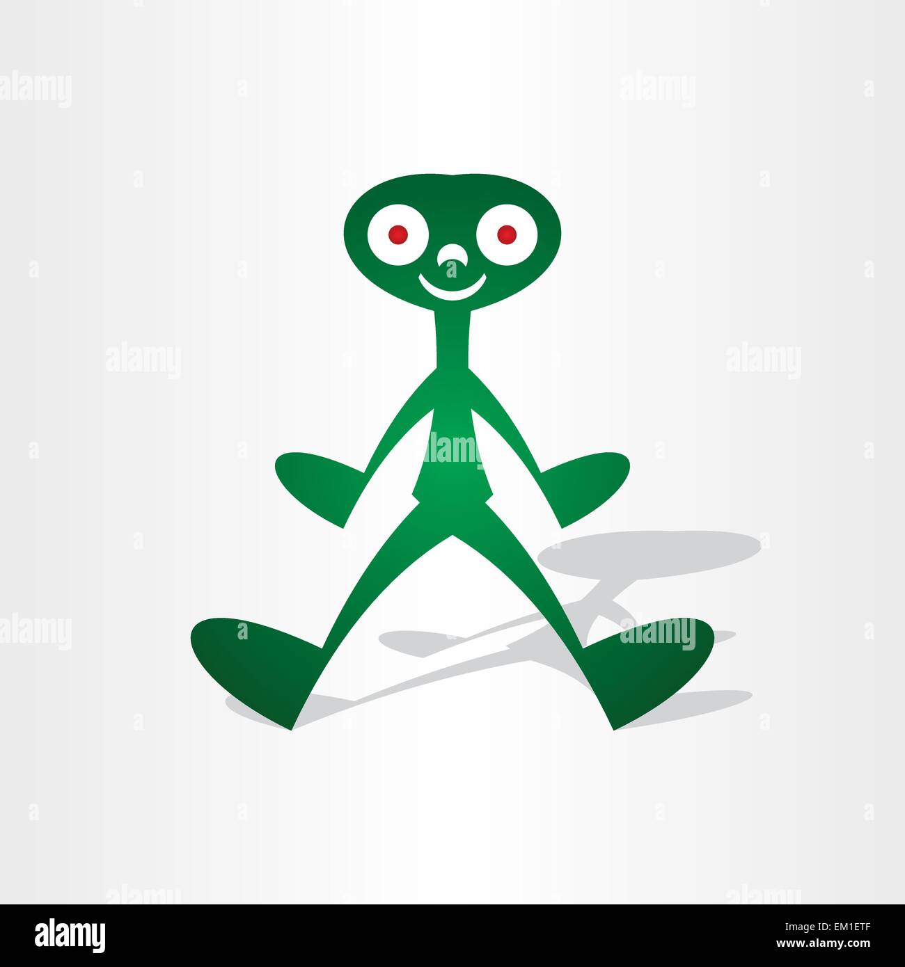 Cartoon alien monster man Stock Vector Images - Alamy