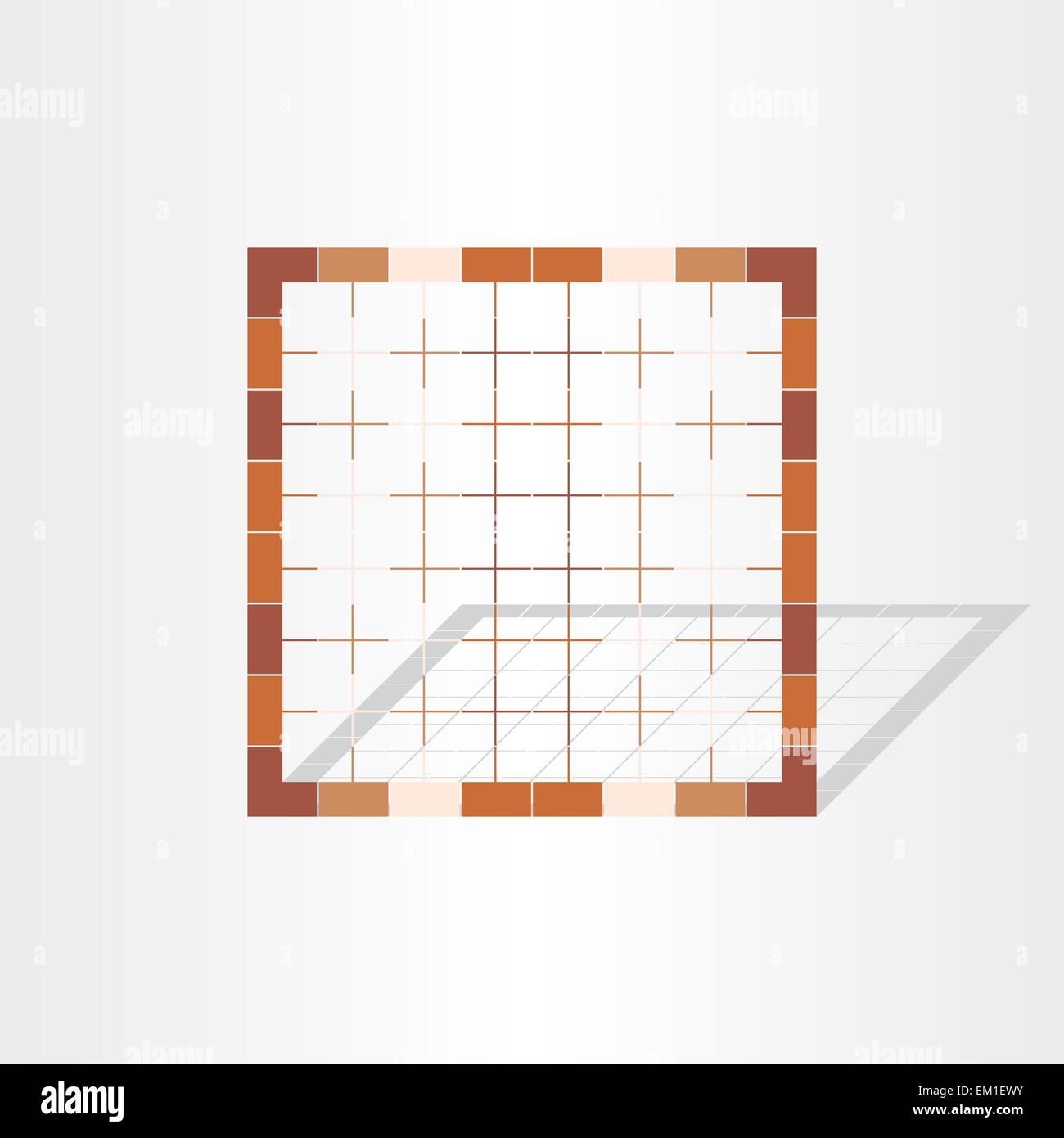 brown cage grid design element abstract table Stock Vector Image & Art ...
