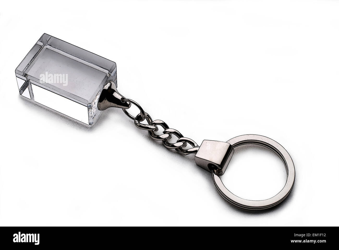 Silver keyring keys hi-res stock photography and images - Alamy
