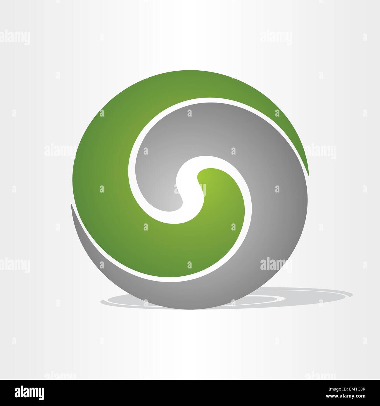 liquid plastic ball icon green design element Stock Vector Image & Art ...