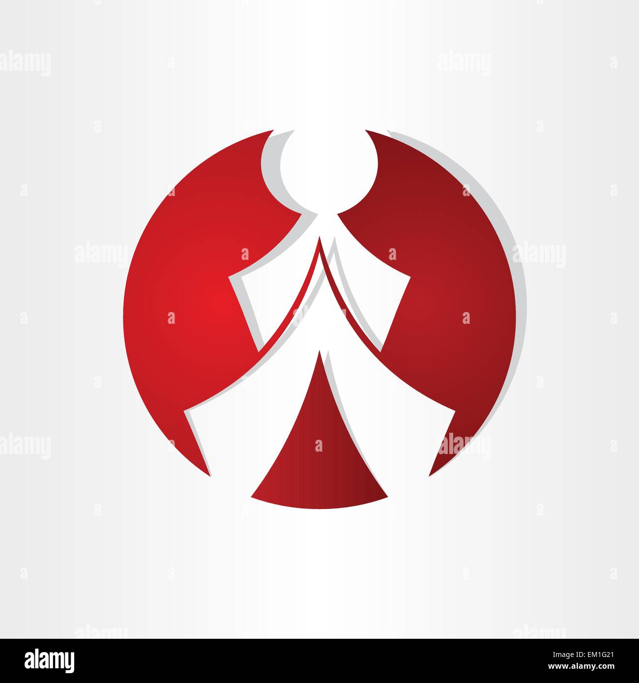 Red man symbol pedestrian crossing Stock Vector Images - Alamy