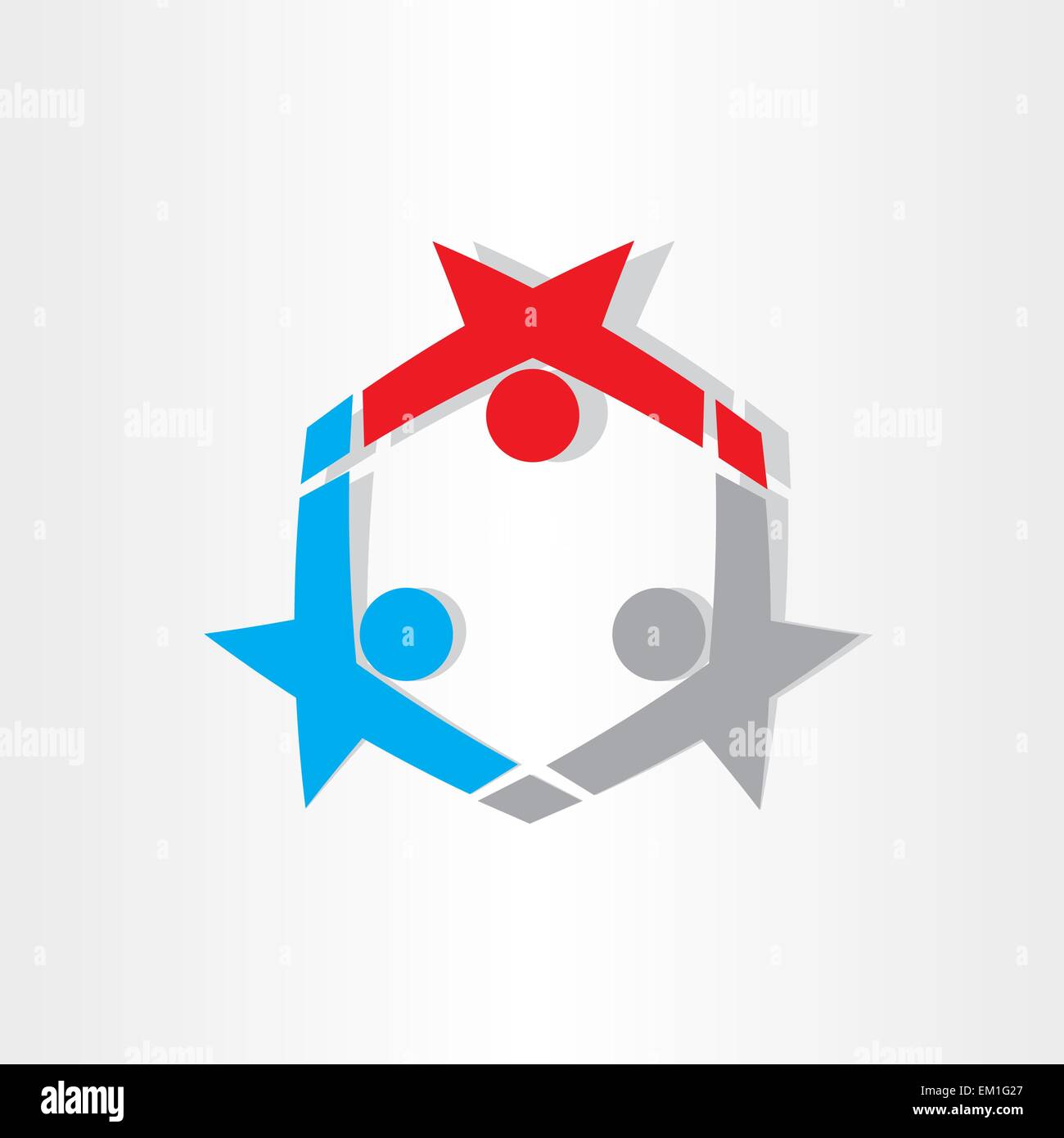 people dancing celebration icon teamwork sign design Stock Vector Image ...