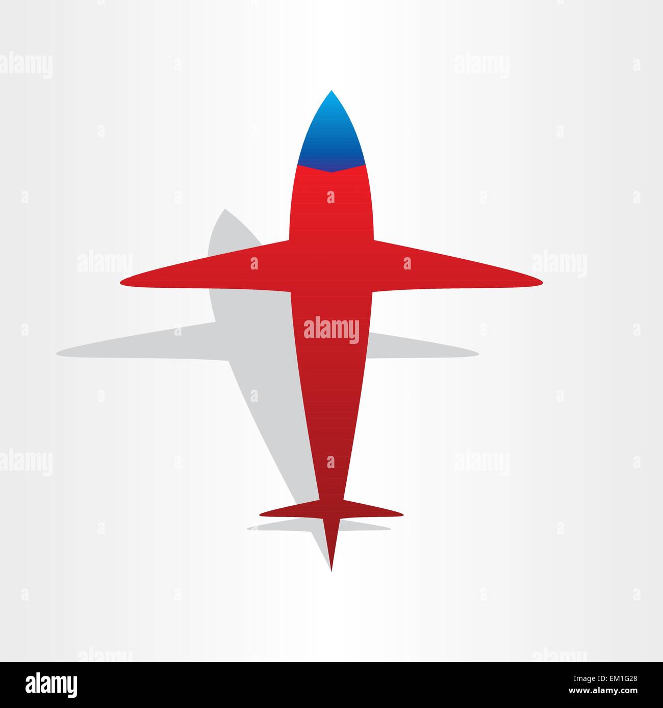 plane airplane flying symbol abstract design element Stock Vector Image ...