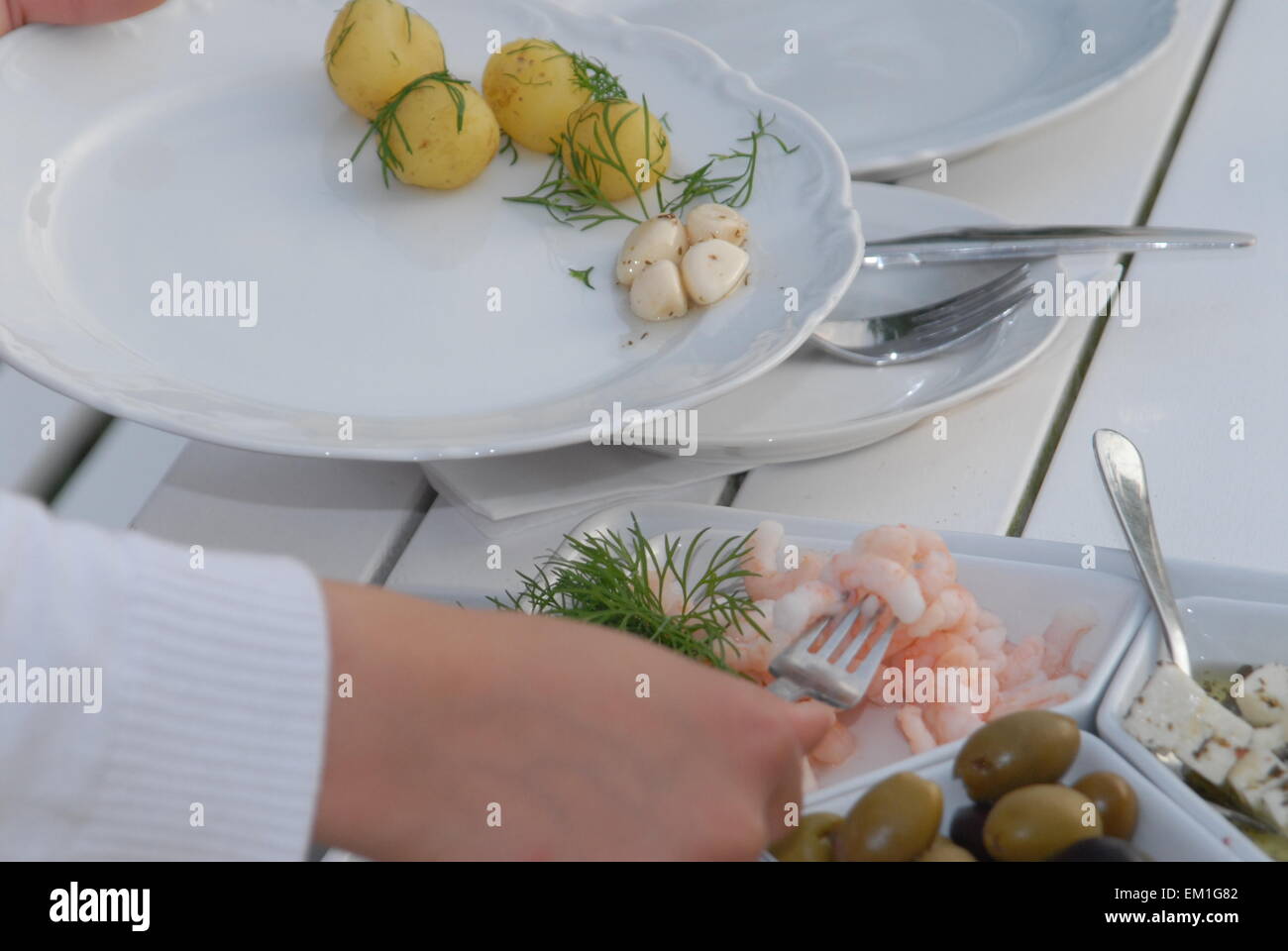 Midsummer dinner hi-res stock photography and images - Alamy