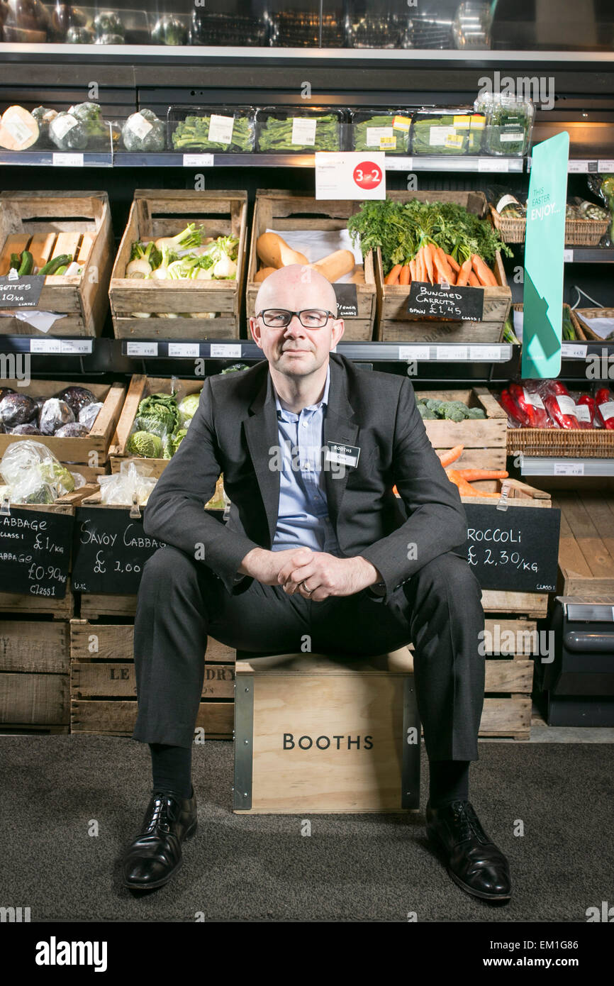 Chris Dee , CEO of Booths Stock Photo - Alamy