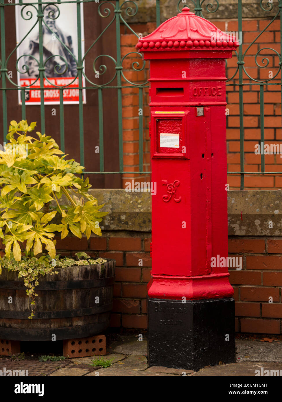 vintage post box at the National Tramway Museum,Crich,Derbyshire,UK ...