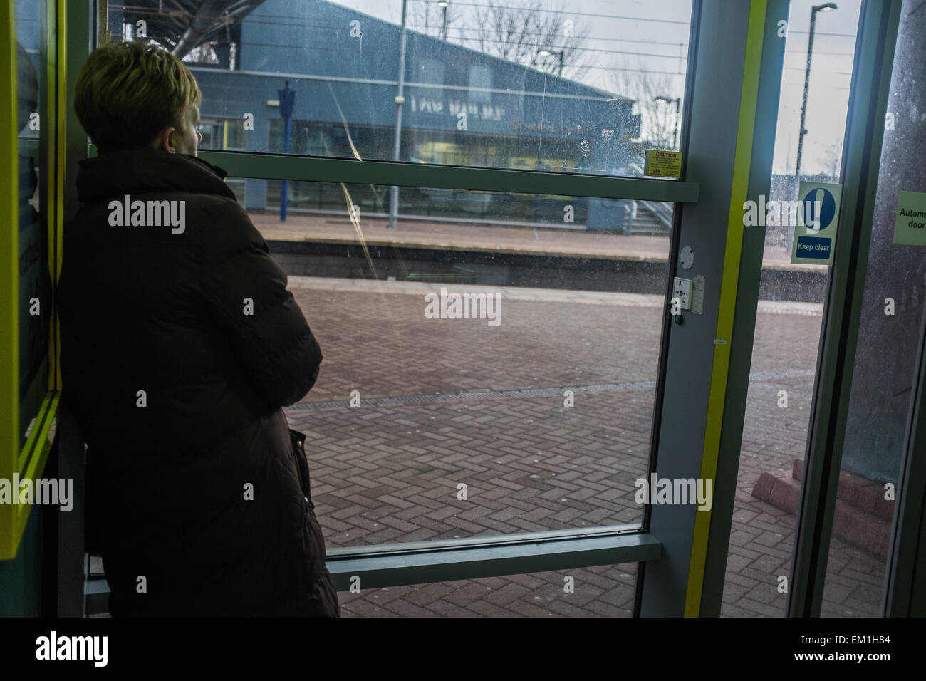 Daily commute in the north of UK Stock Photo - Alamy