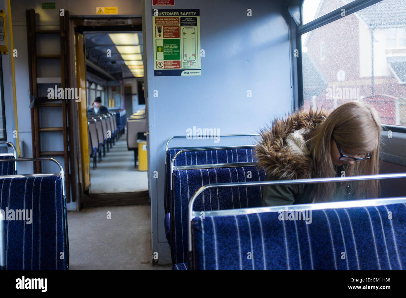 Daily commute in the north of UK Stock Photo - Alamy