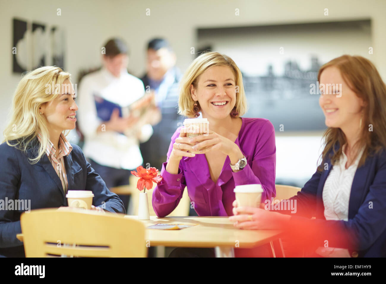 Berlitz Manchester language students happy Stock Photo - Alamy