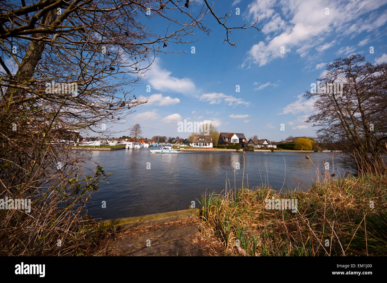 Horning River Bure Norfolk Broads England UK Stock Photo - Alamy