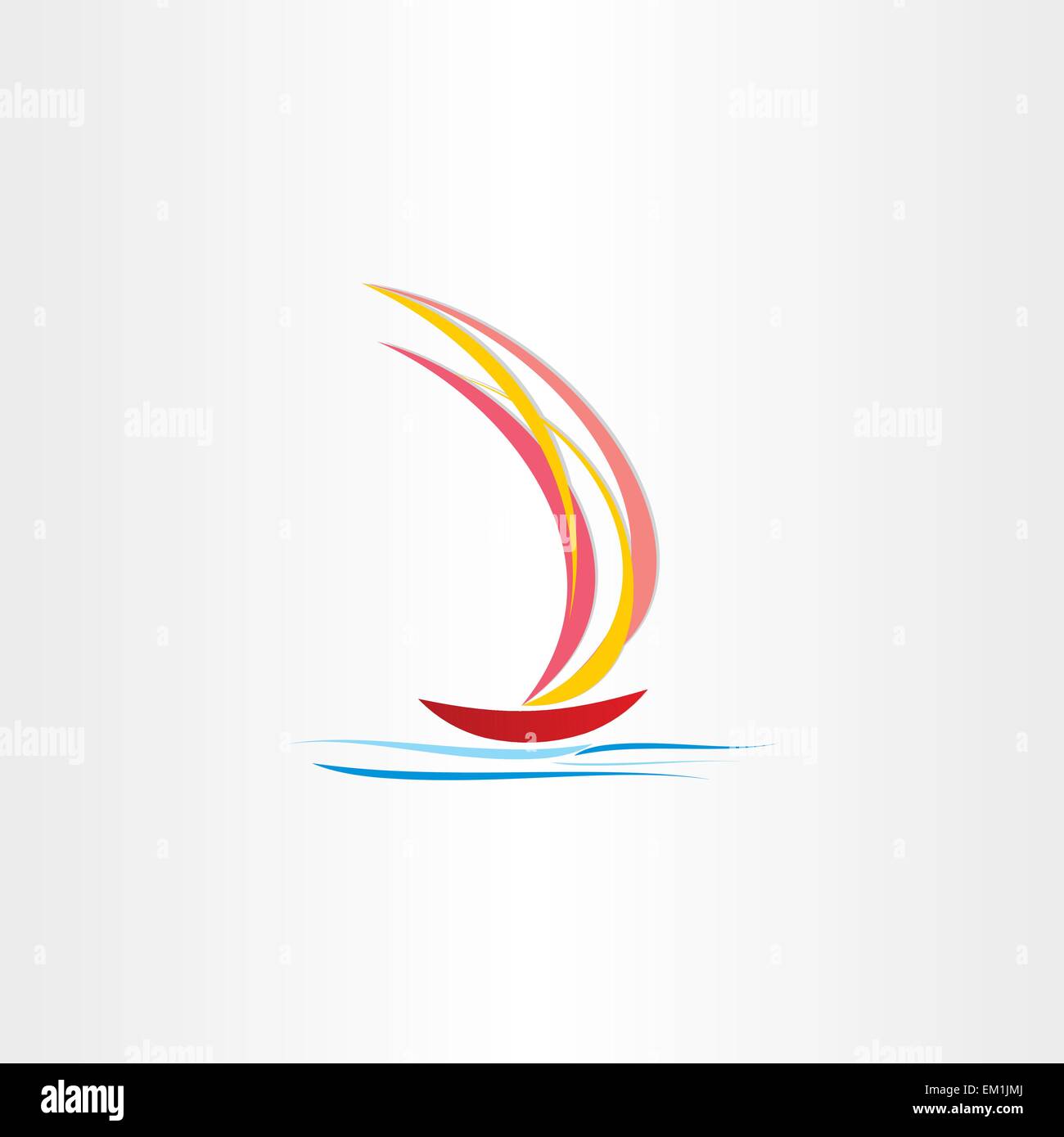 Abstract sailing boat background illustration art abstract hi-res stock ...