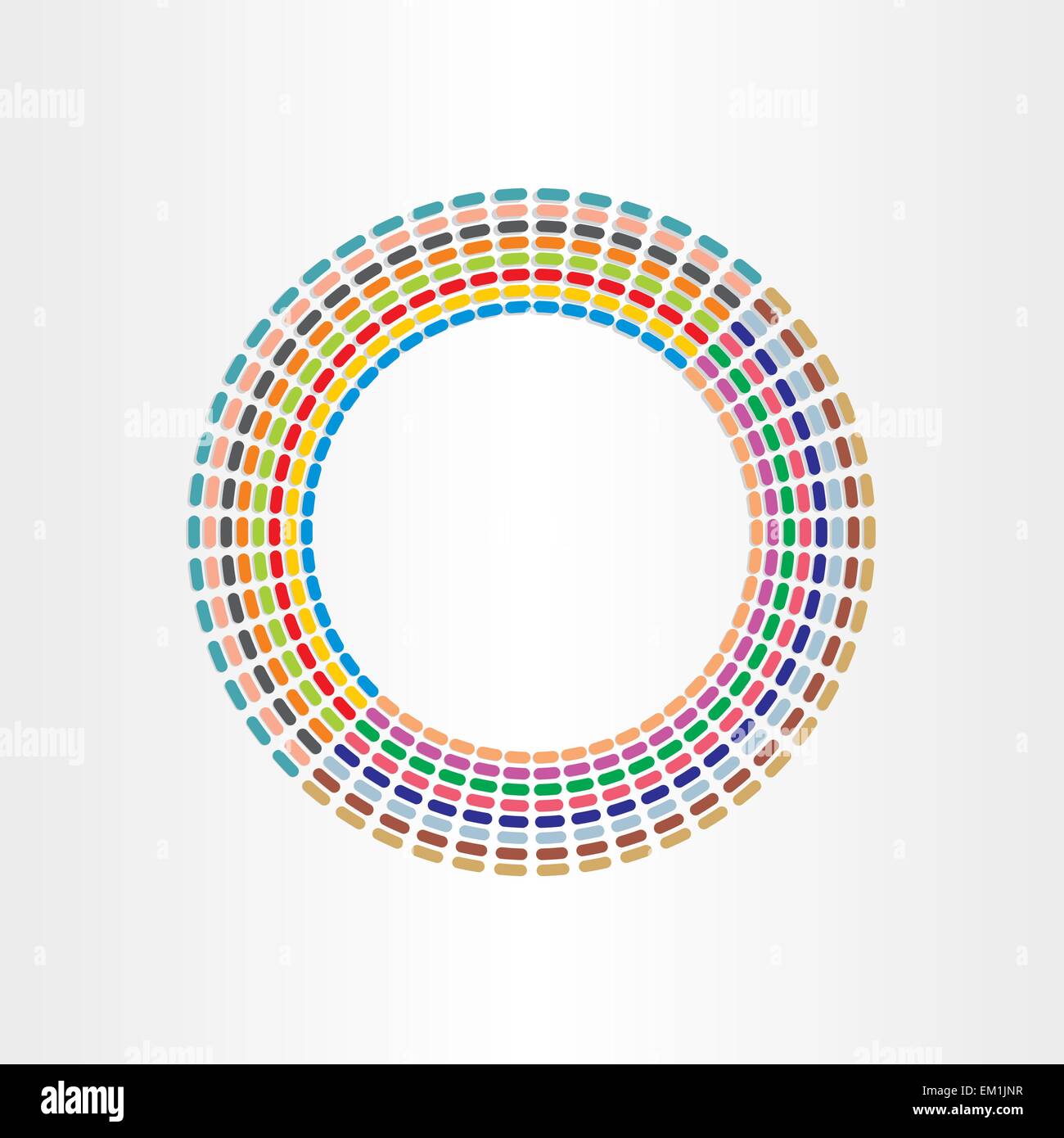 color circle abstract background design with lines spectrum Stock ...
