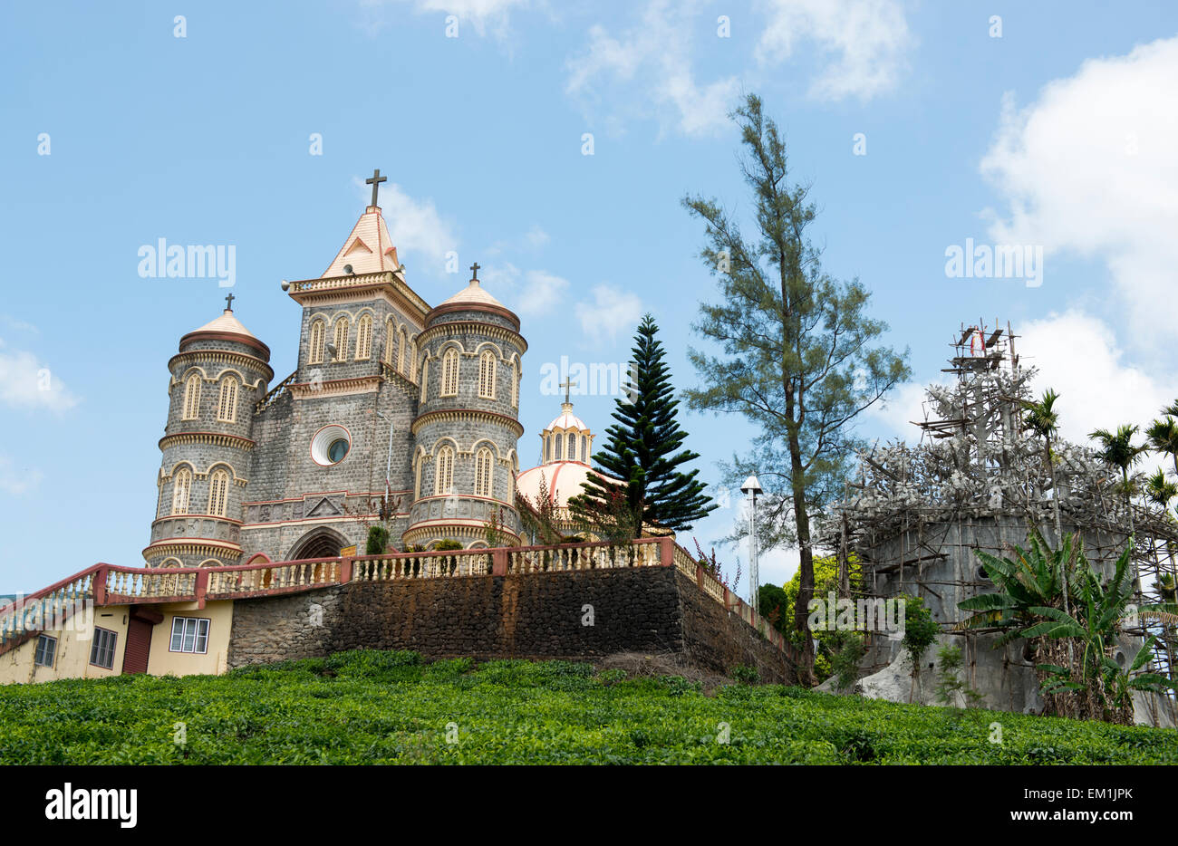 Pattumala Matha Church and Pilgrim Centre in Kerala, India Stock Photo ...