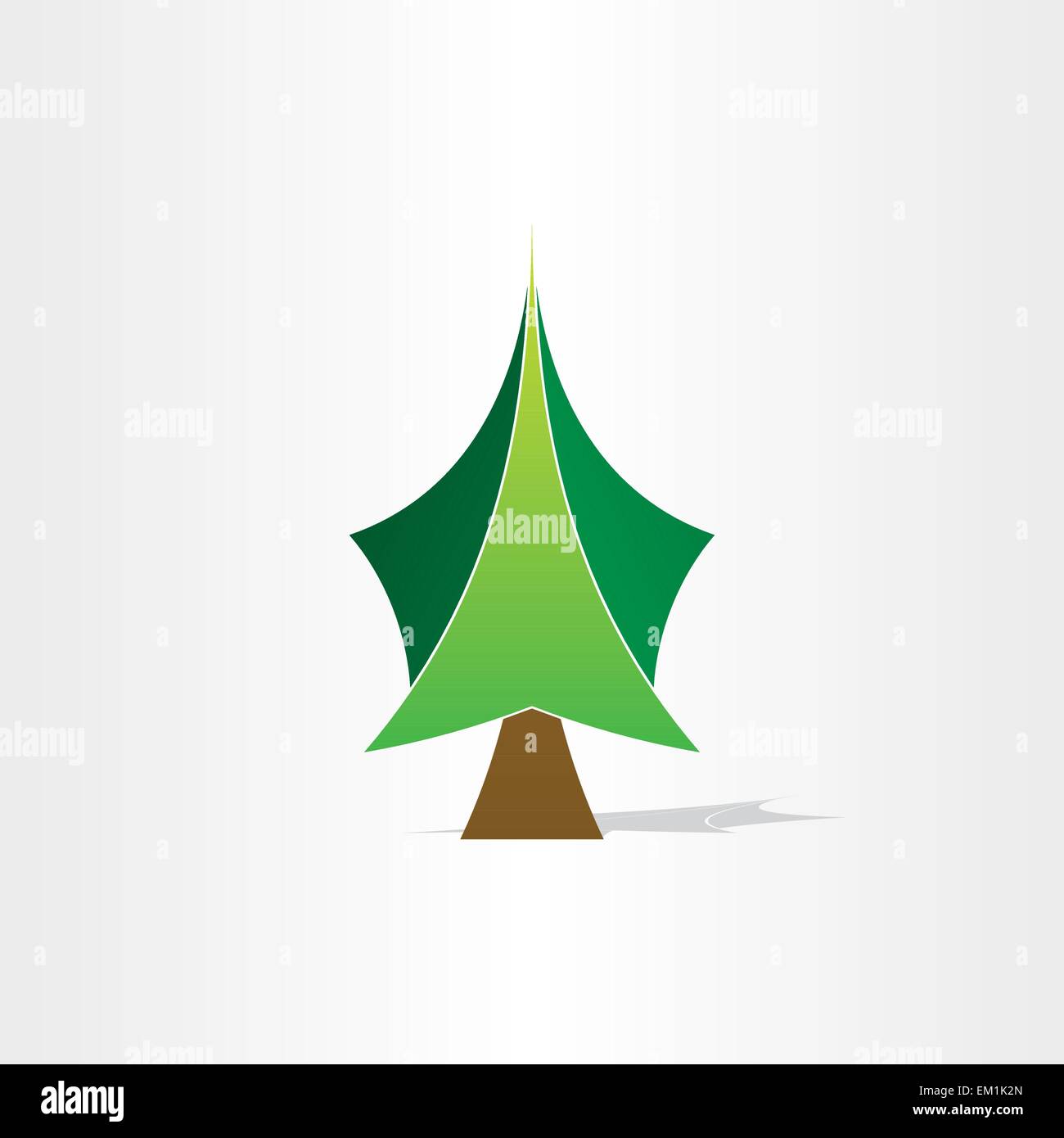Tree icon design Stock Vector Images - Alamy