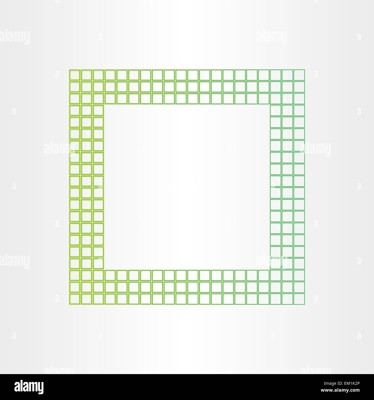 green eco frame abstract theme background symbol Stock Vector Image ...