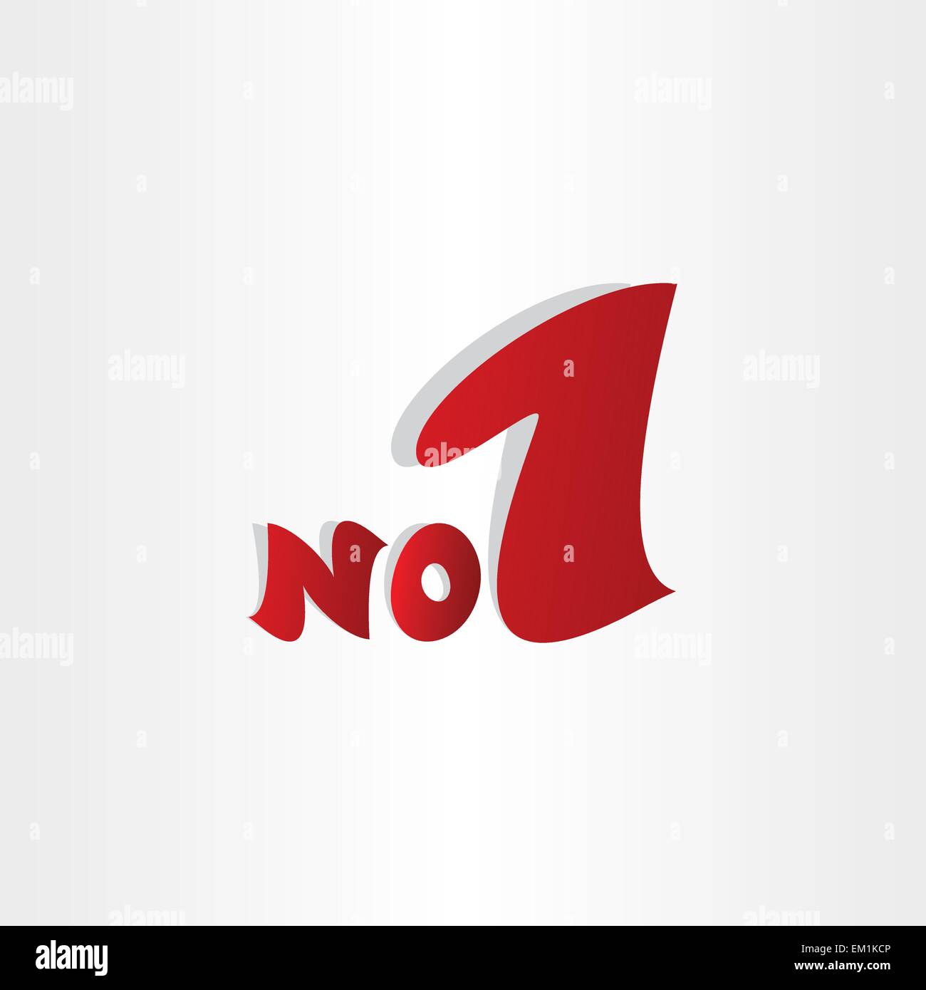 no 1 number one winner champion symbol emblem Stock Vector Image & Art ...