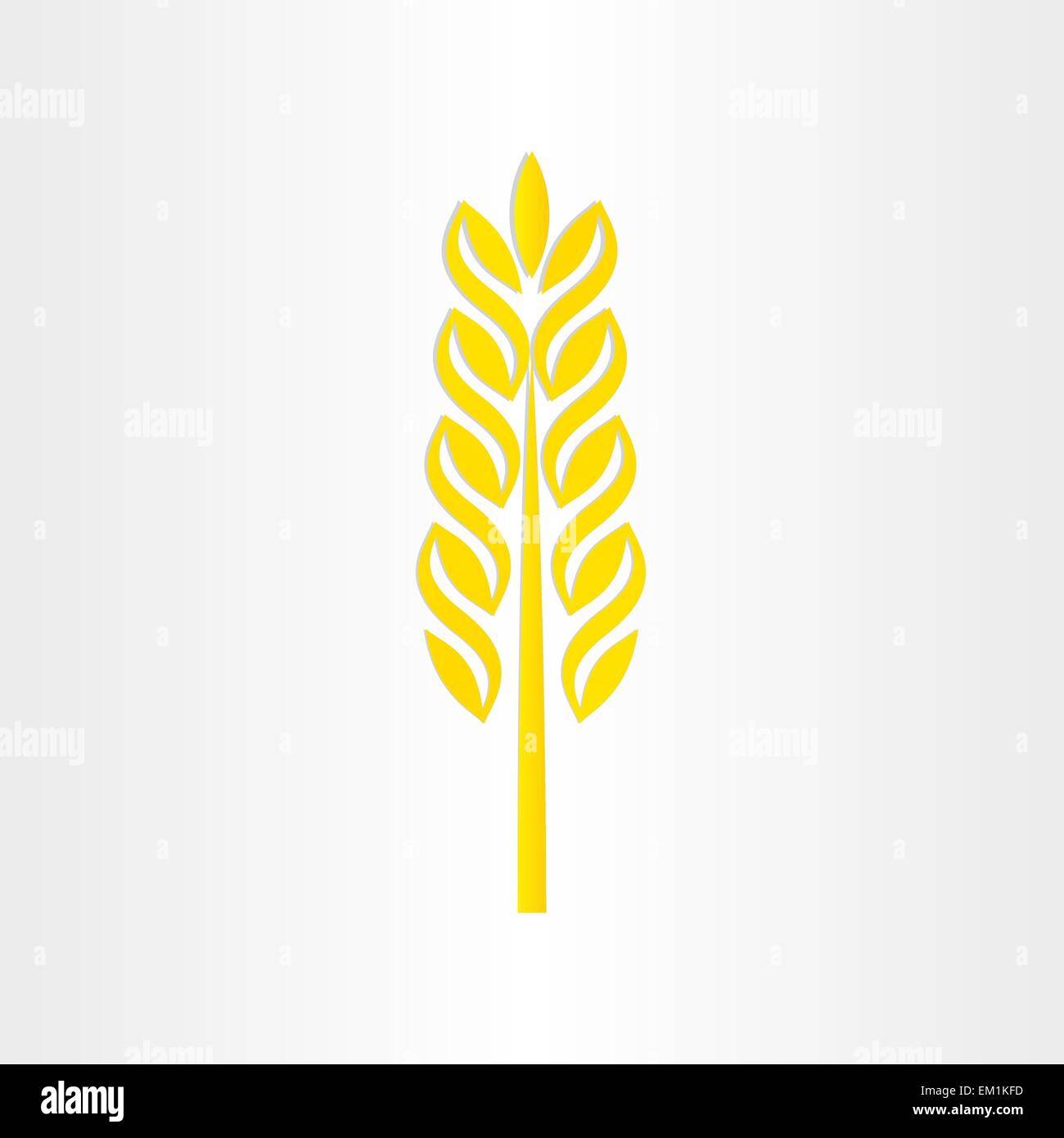 Real gold grain Stock Vector Images - Alamy