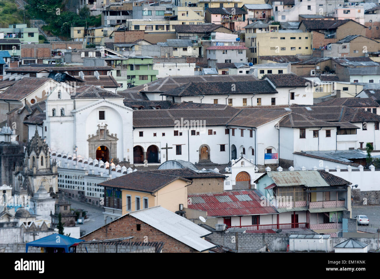 Buildings In The Capital City Of Equador; Quito Equador Stock Photo - Alamy