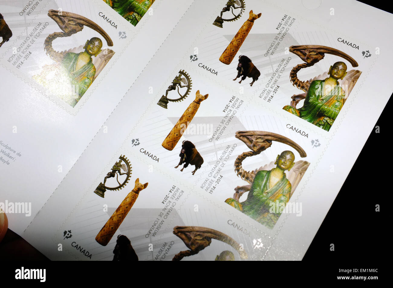 Canadian stamps hi-res stock photography and images - Alamy